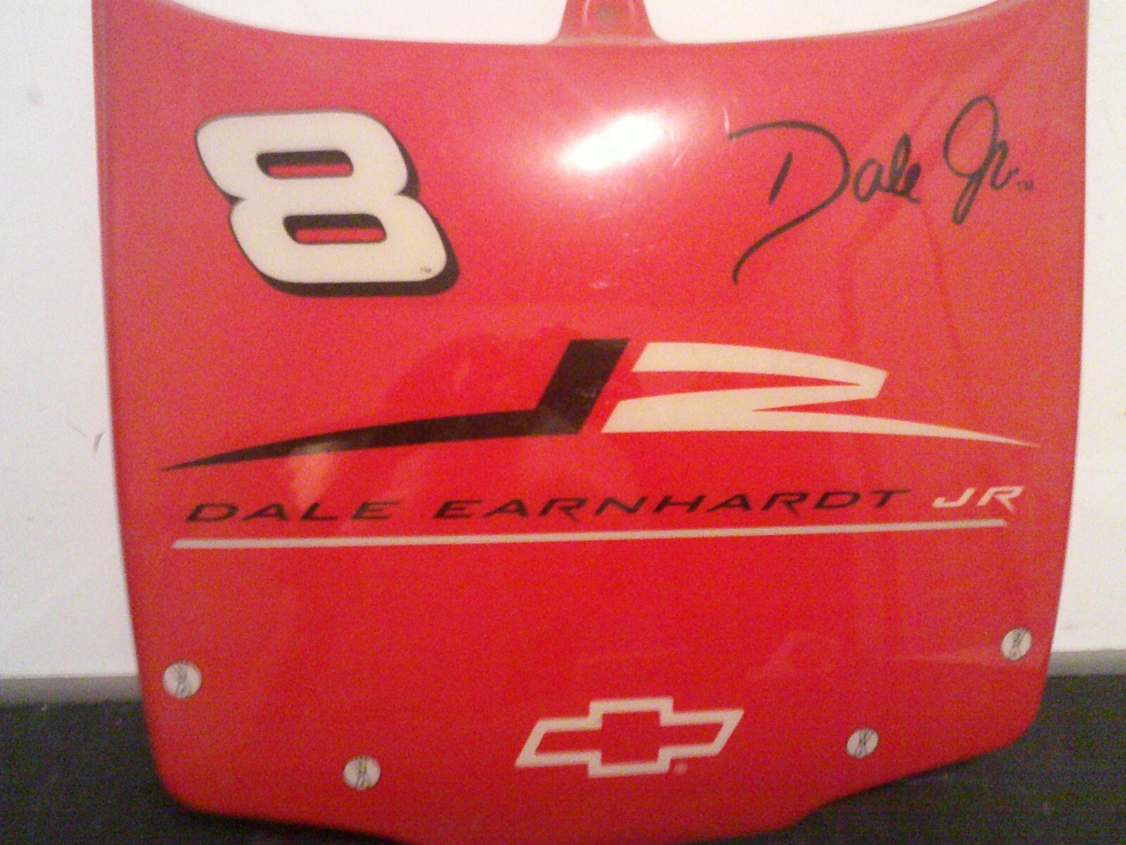 DALE EARNHARDT JR NUMBER 8 & DALE SENIOR # 3 CAR HOOD PLASTIC NASCAR | eBay