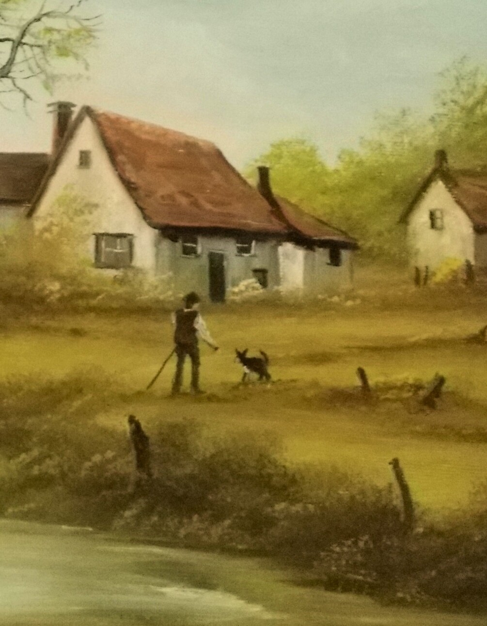 HARRY BARDEN (1922-91) Constable of Cornwall ORIGINAL SIGNED Painting ...