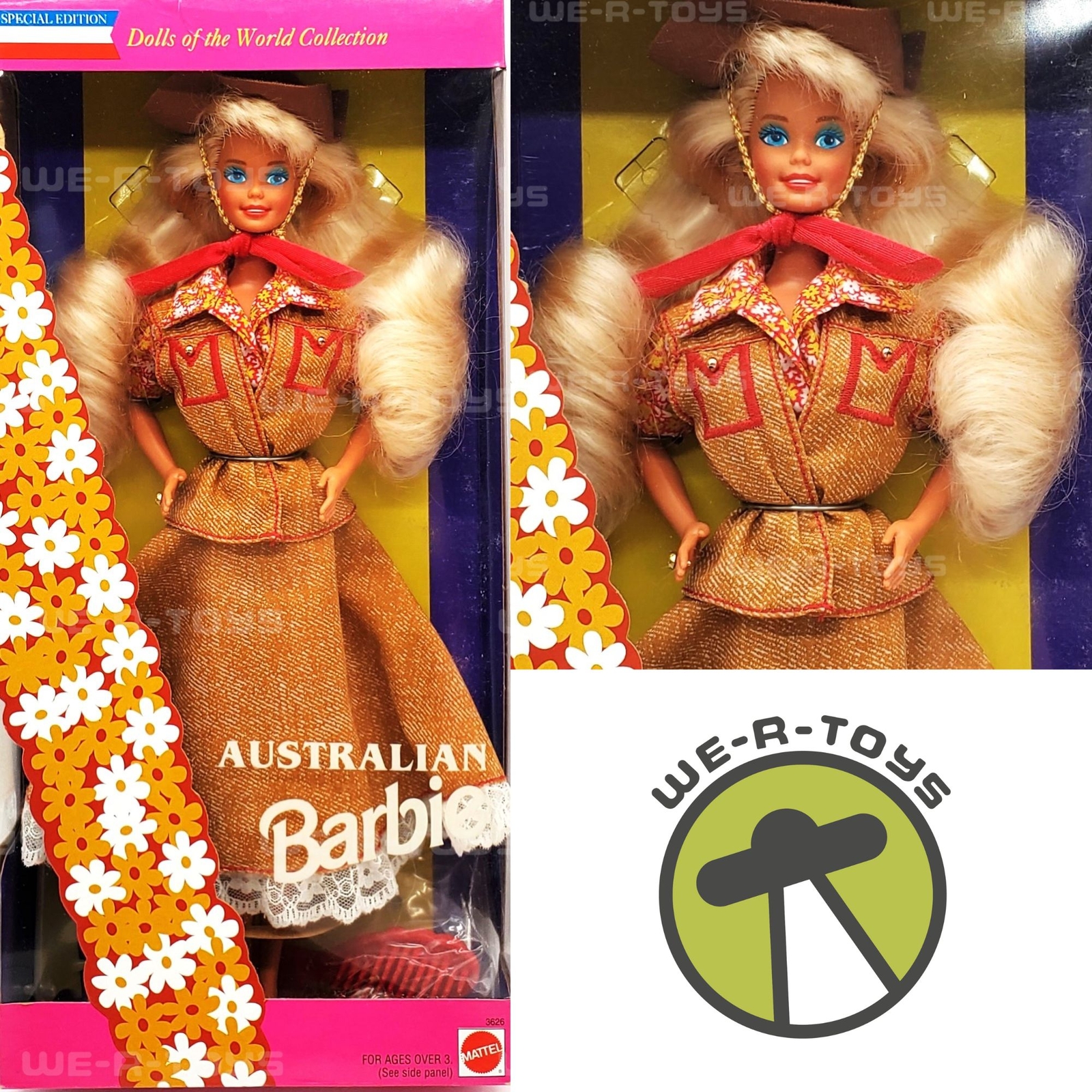 Australian Barbie Dolls of the World Special Edition 1992 Mattel 3626 ...