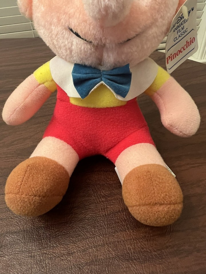 Walt Disney’s Animated Film Classic Pinocchio Vintage 8-Inch Stuffed ...
