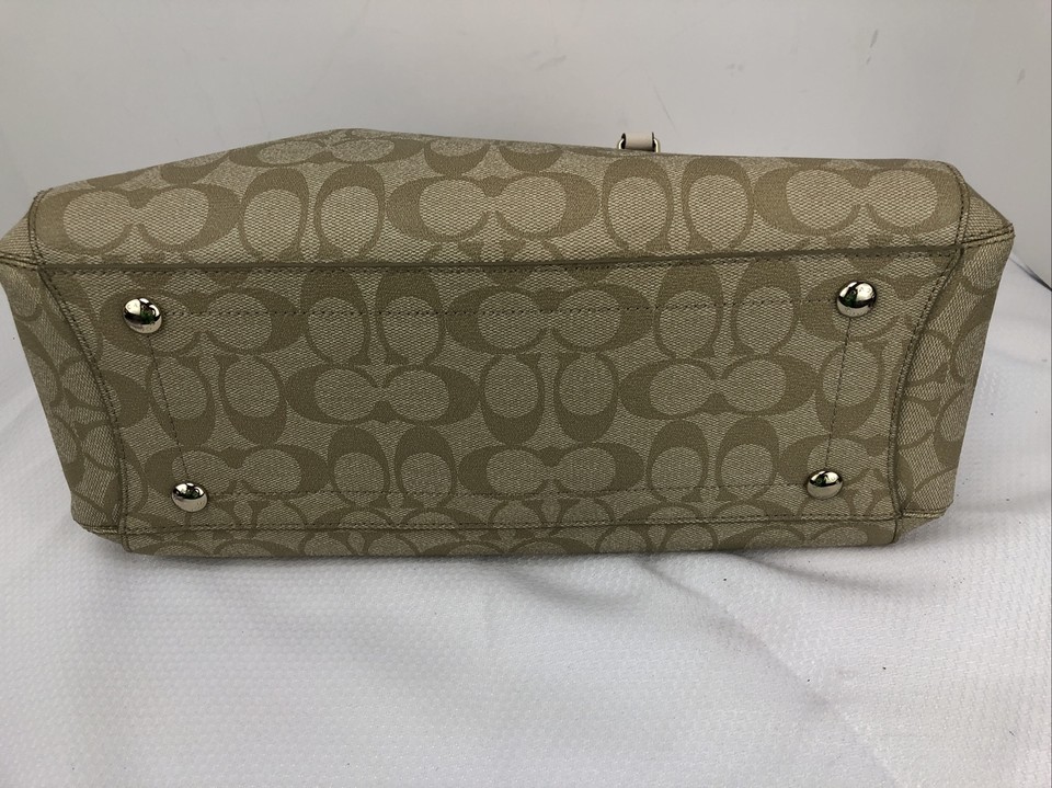 COACH Handbag Signature 2WAY PVC Pristine | eBay