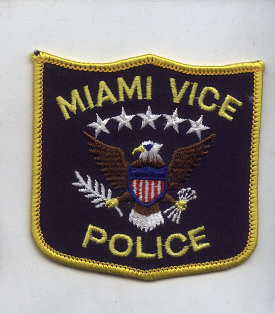 1980s Miami Vice.Police Patch | eBay