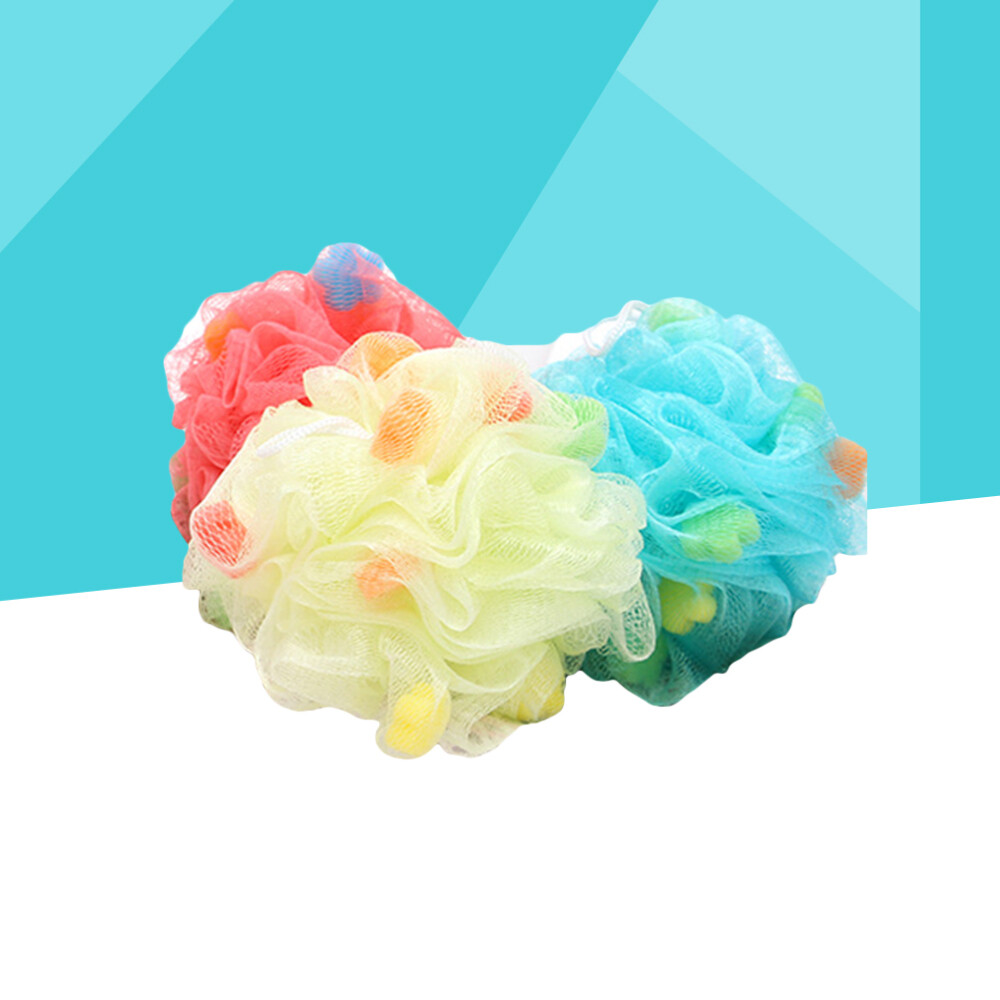 3 Pcs Badeschwamm Luffa-Körperschwamm Loofahs Shower Puffs Ball | eBay