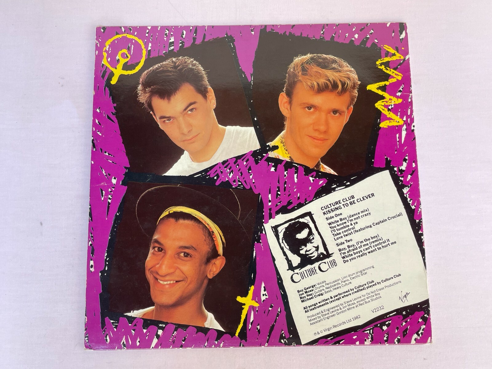 CULTURE CLUB Kissing To Be Clever Vinyl 12" LP Record Album 1982 | eBay
