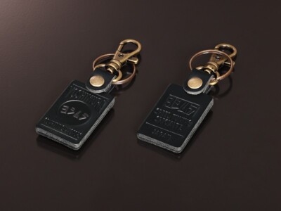 Yoshimura Leather Keychain (COMPETITION MOTORS) / 903-223-5200 / Black ...