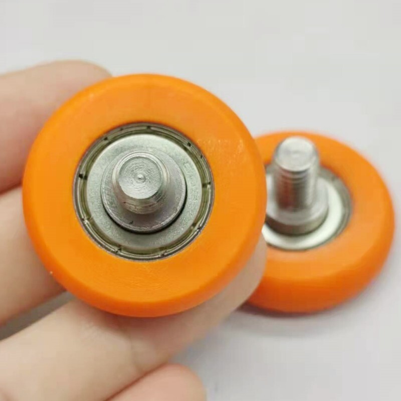 2Pcs Rowing Machine Seat Wheel Nylon Roller Wheel with Screws 6x36x10mm ...