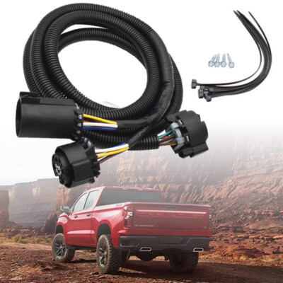 Curt 56070 Black 7' Custom Wiring Harness for Extension GMC Sierra1500 ...