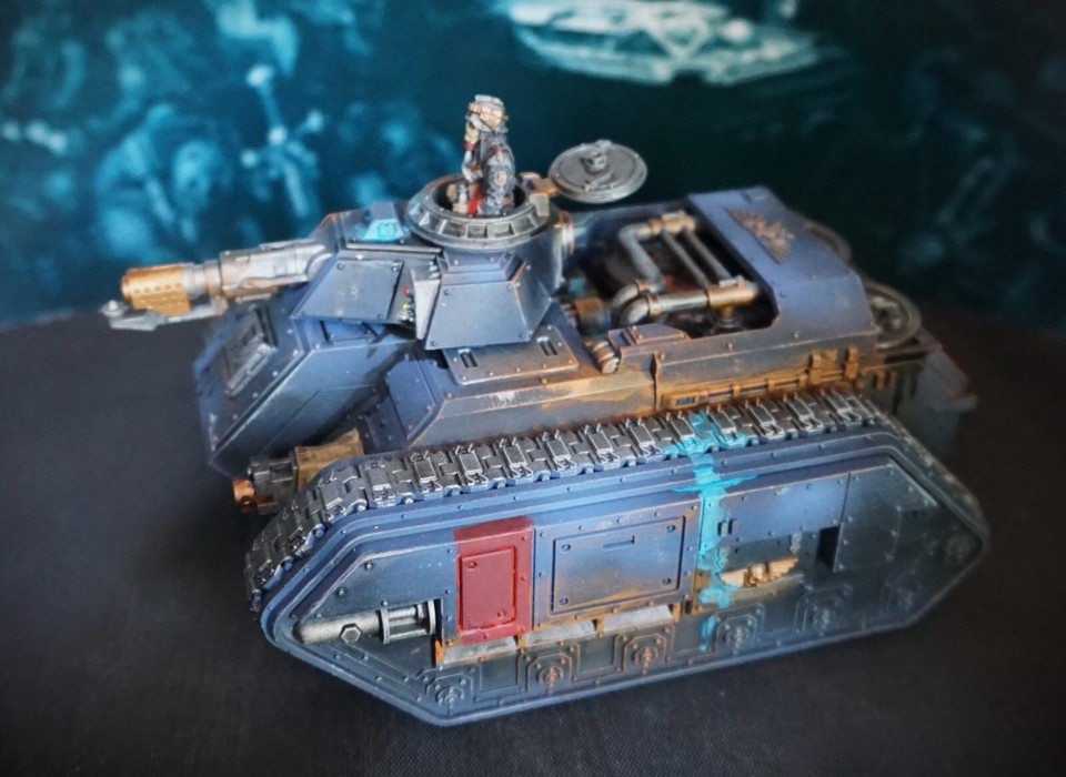 Death Korps of Krieg Hellhound + Tank Commander painted Warhammer 40k ...