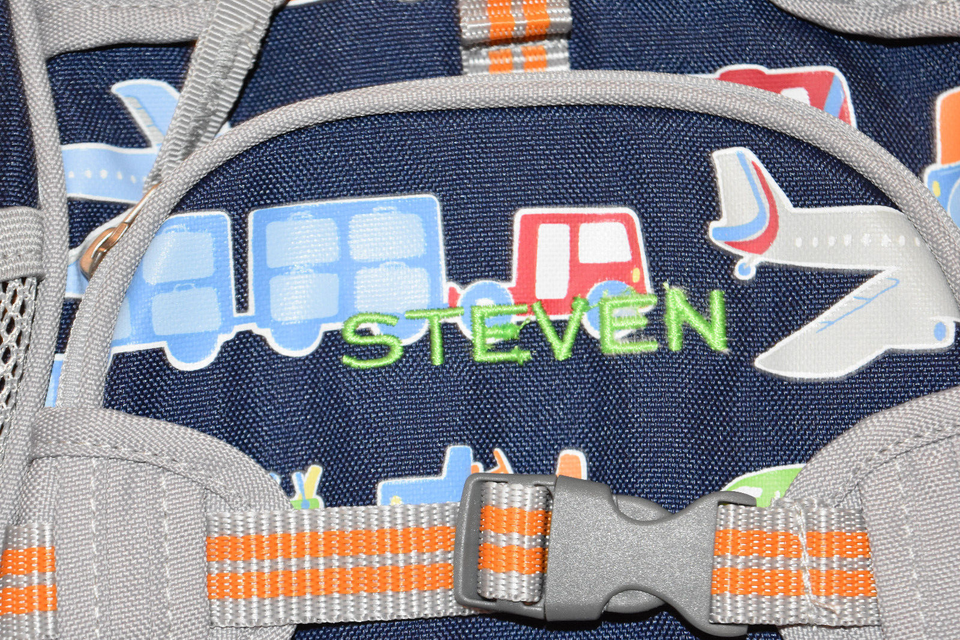 Pottery Barn Kids Mackenzie Mini Backpack Navy Transportation NWT ...