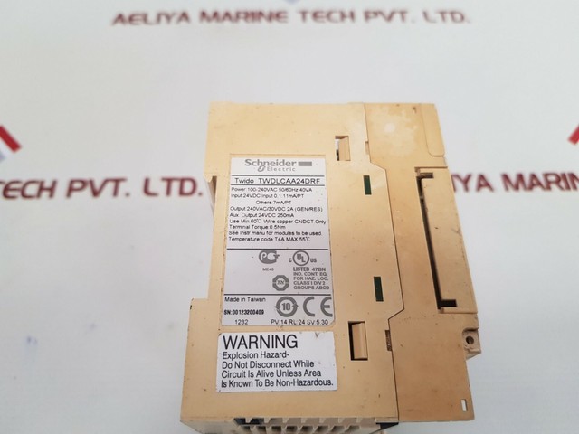 Schneider Electric TWDLCAA24DRF Extendable PLC Base Twido Programmable ...