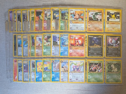 Complete 1st Edition Neo Genesis Near Mint/NM Non-Holo Set 20-111 WOTC ...