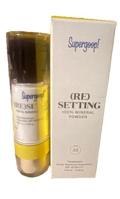 Supergoop - Resetting Mineral Powder SPF 35 - (Re)Setting Translucent 4 ...