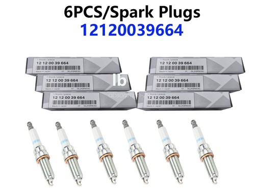 6x Genuine BMW N20 Spark Plugs 12120039664 OEM F10 F22 F30 F31 F32 F33 ...