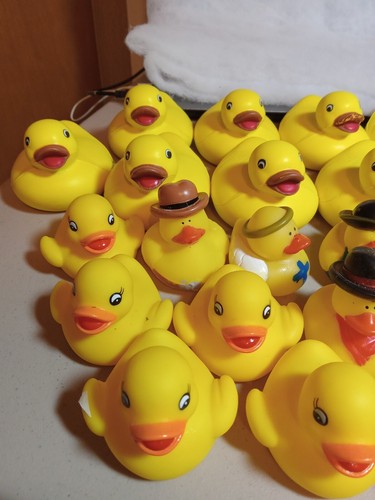 Yellow Rubber Squishy 39 Ducks Crafts Bathroom Playtime | eBay