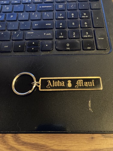 Vintage Keychain - Aloha Maui , Barbara - Palapala | eBay