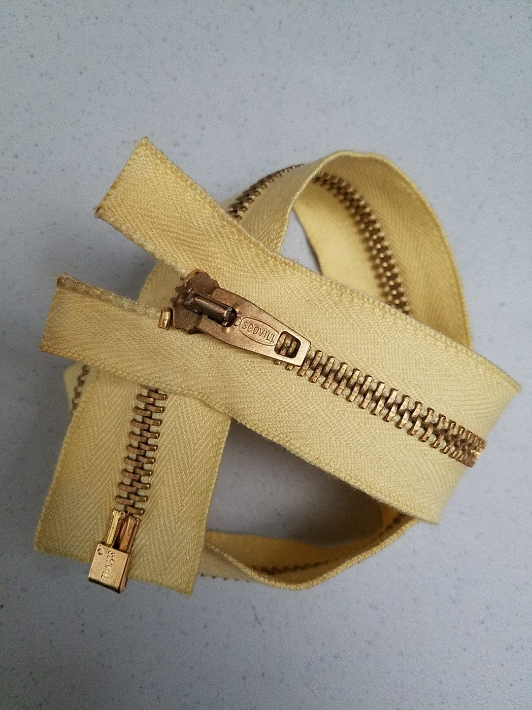 Vtg.1965 "SCOVILL-CONMATIC USA"(Acquisition CONMAR)ZIPPER/SEPARATING ...