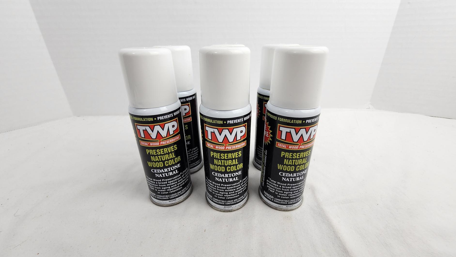 Gemini Coatings Total Wood Preservative Cedar Tone Natural Spray Lot of ...