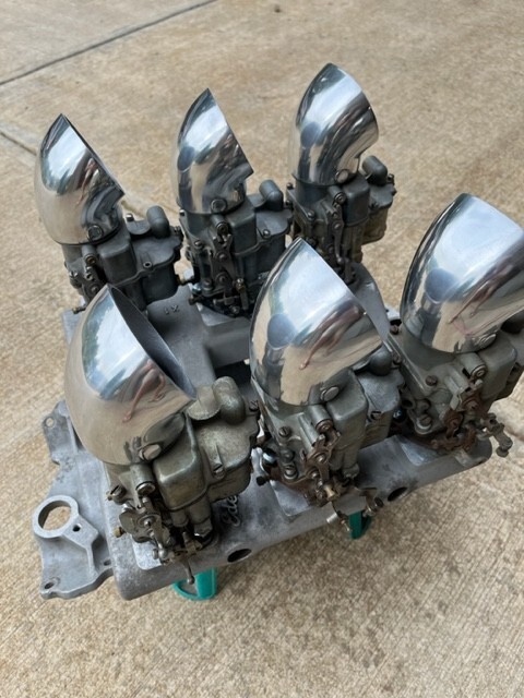 Edelbrock X1 6x2 Cross Ram Intake Manifold Small Block Chevy SBC ...