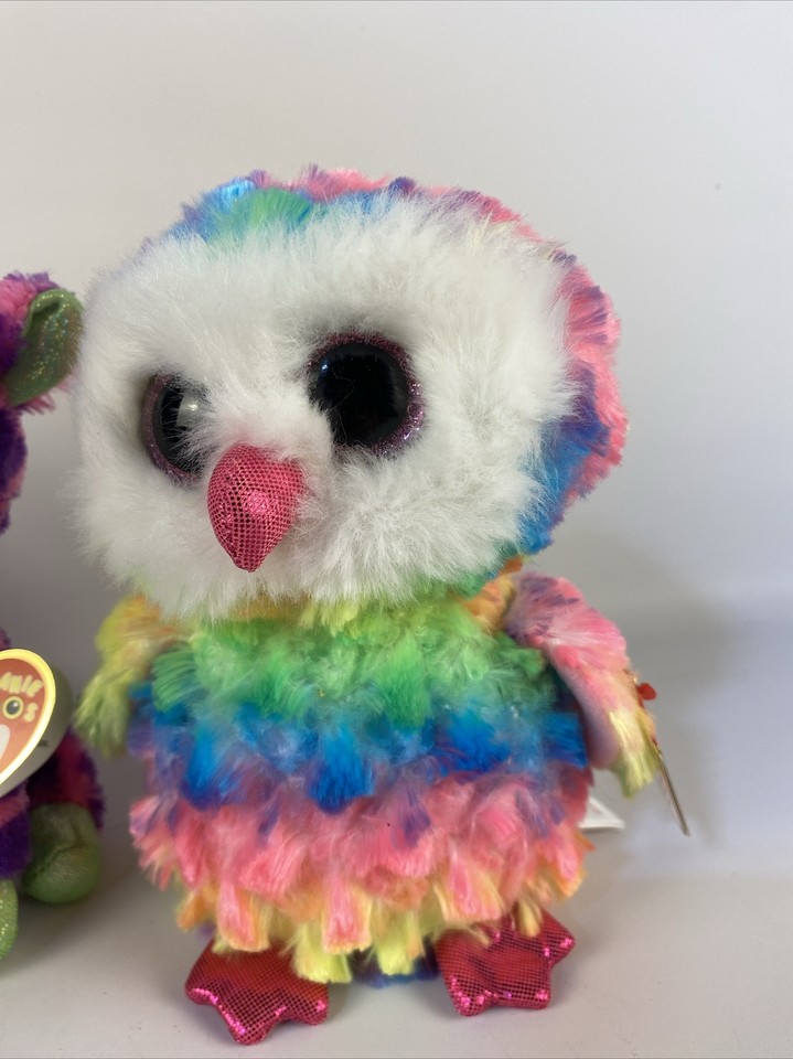 3 Beanie Babies Glitter Eyes Owen, Gilbert, Flippy | eBay
