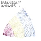 Fishing Net Replacement Nylon Landing Net Replacement Mesh Dia 23.6 ...