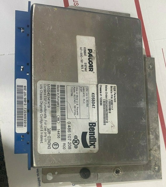 Bendix ABS Brake Control Module P/N K058047 & Q27-6040-190 for sale ...