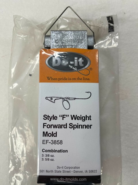 Do-It Style F weight forward spinner Mold EF-3858 #3220 SHIP for sale ...