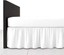 Plain Dyed 10 Inch Deep Bed Base Valance Sheets Frilled Single Double ...