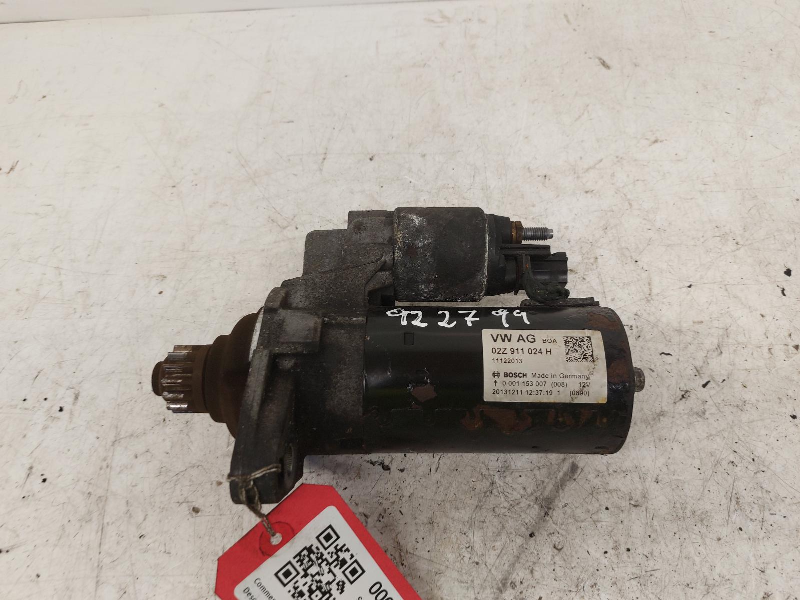 Starter Motor Audi A1 CAYC 1598 Diesel 02Z911024H for sale online | eBay