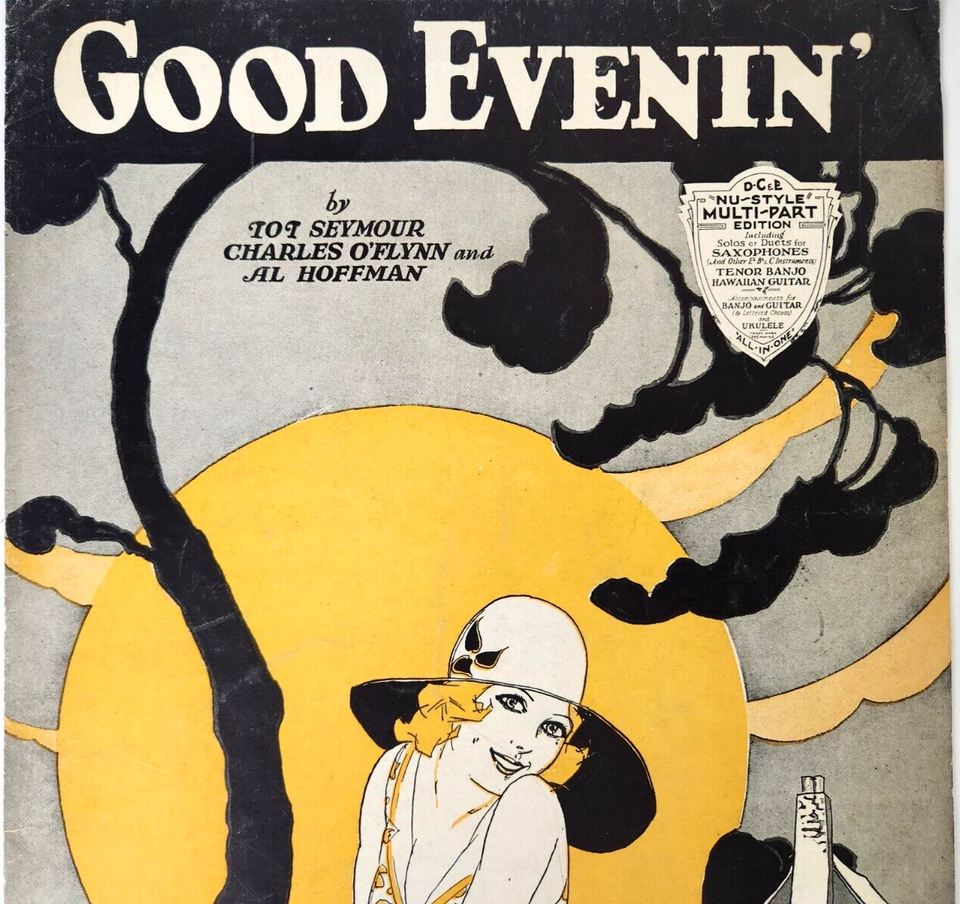 Good Evenin Tot Seymour Vintage Sheet Music 1930 David Coots Engel | eBay