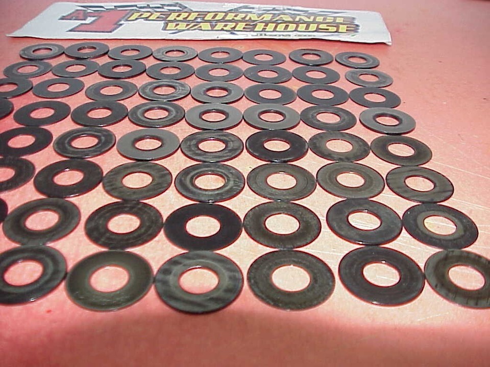 64 Valve Spring Shims 1.250" O.D. x .520" I.D. x Various Thicknesses ...