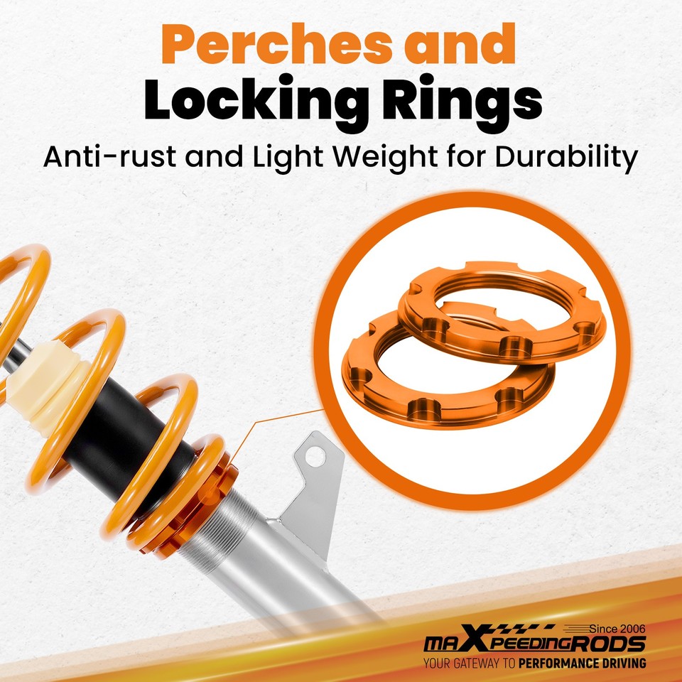 Adjustable Coilovers Struts For Volkswagen VW GTI 06-09 Golf MK5 03-07 ...