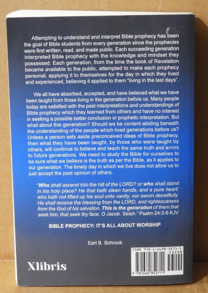 UNDERSTANDING THE BOOK OF REVELATION FOR THIS GENERATION (EARL B ...