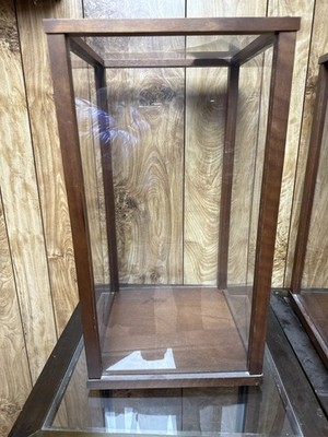 Vintage Rustic Oak Wood Clear Acrylic Store Display Case Countertop Showcase T75 | eBay