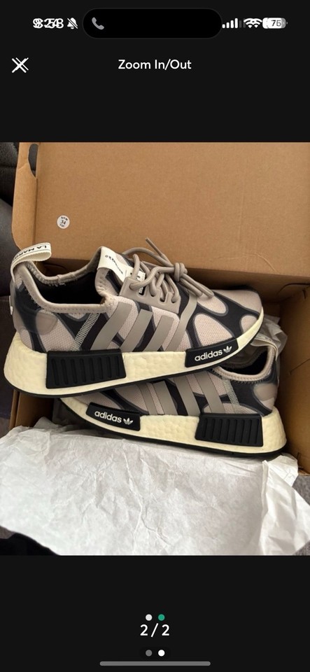 Women Size 5 Adidas NMD_R1 Marimekko Linssi Pattern Running Shoes | eBay