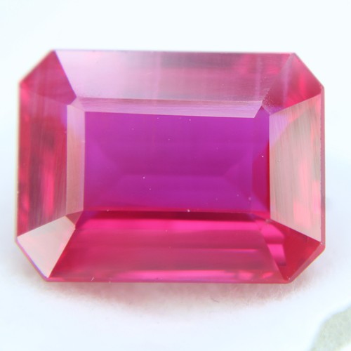 16.40 Ct Certified Natural Ruby Red Eye Clean Emerald Shape Loose ...
