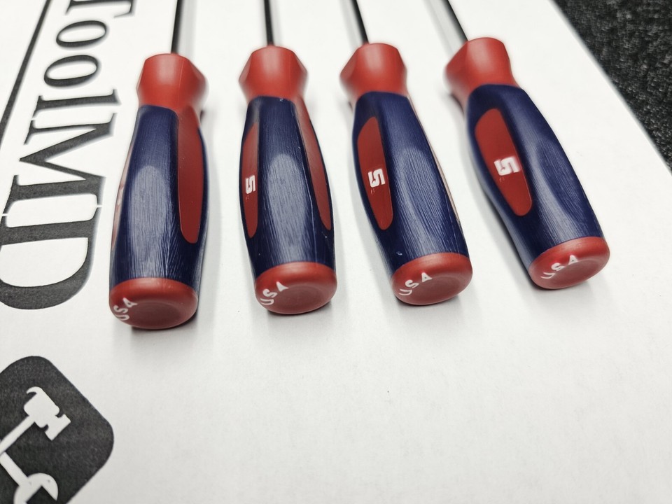 Snap-on Tools USA RARE 4pc RED WHITE & BLUE Mini Awl Hook Pick Set ...