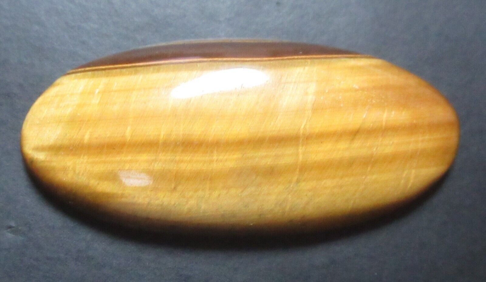 Natural Tiger Eye Cabochon Oval Shape 33.00 Cts Loose Gemstone Cab J ...