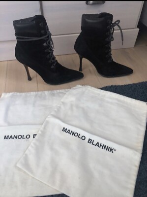 Manolo Blahnik Oklamod Boots | eBay