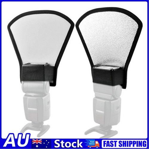 Camera Flash Diffuser Softbox Silver and White Reflector for Canon | eBay