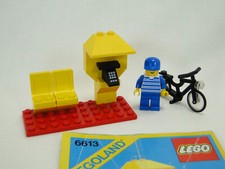 LEGO 6613 Telephone Booth Instructions and Parts List