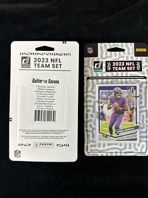 BALTIMORE RAVENS 2023 Panini Donruss Unopened Team Football Card Set ...