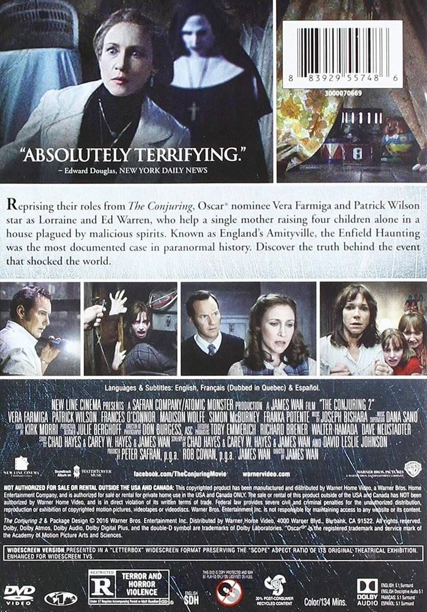 The Conjuring Dvd Cover
