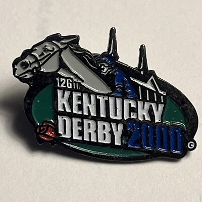 Kentucky Derby Vintage 2000 Enamel Horse Race Lapel Hat Pin | eBay