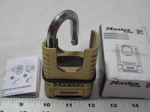 Combination Padlock Bottom Brass Master Lock 1177 1177d 38w807 for sale ...