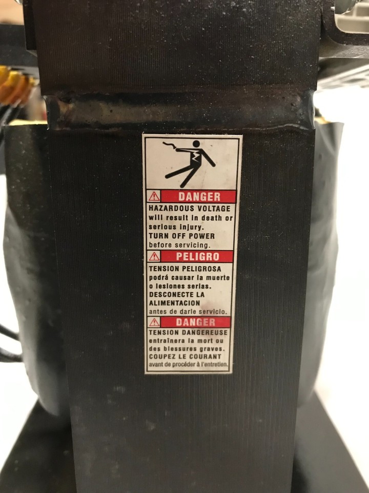 SQUARE D 9070T3000D1 Transformer 3kVA, 230/460VAC Primary, 115VAC ...