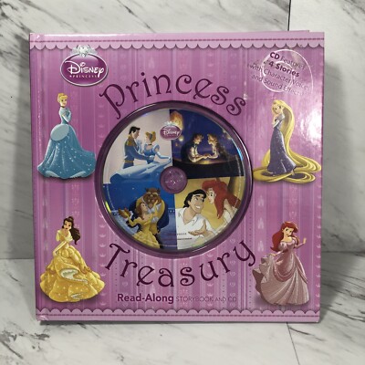 Used Disney Princess Read-Along Storybook And CD Treasury | eBay