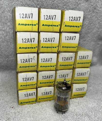 Lot Of 18 NOS NIB Amperex GE 12AV7 Vacuum Tubes Tested | eBay