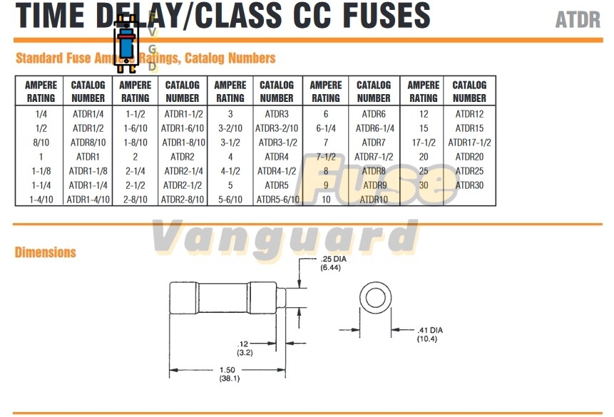 10PCS/BOX Ferraz Shawmut ATDR15 15A 600V TIME DELAY Fuse ATDR-15 | eBay