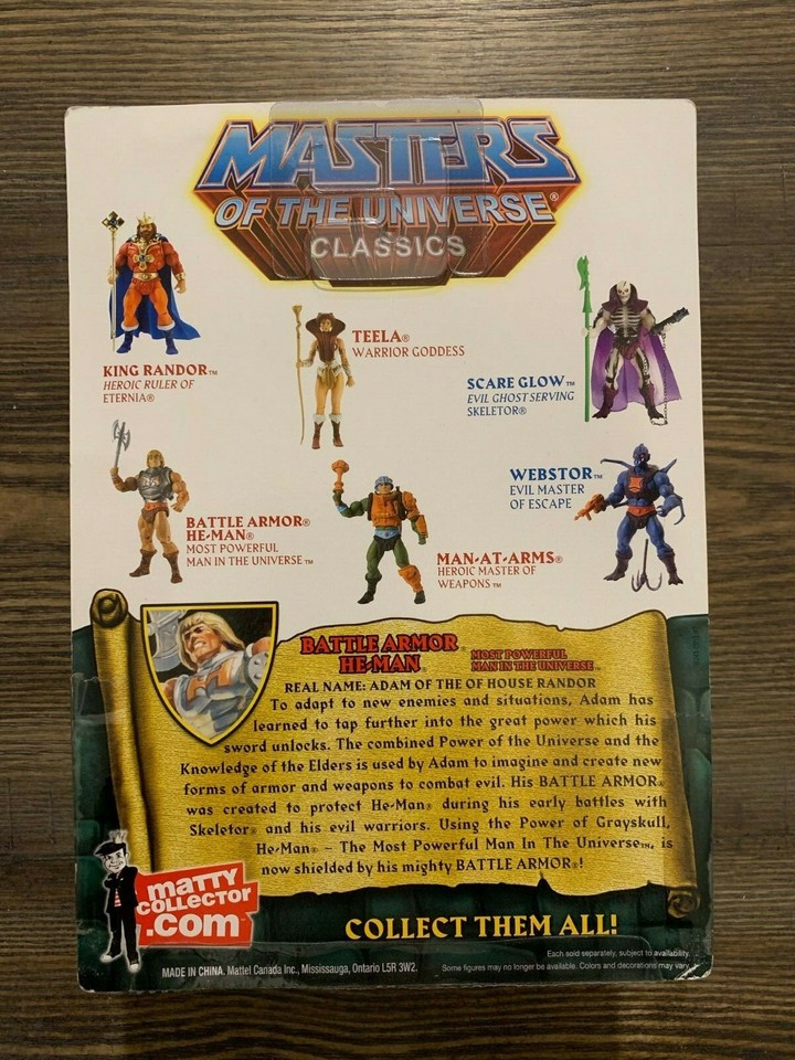 MOTUC MASTERS OF THE UNIVERSE CLASSICS NEW FIGURES FIRST ISSUE NIB ...