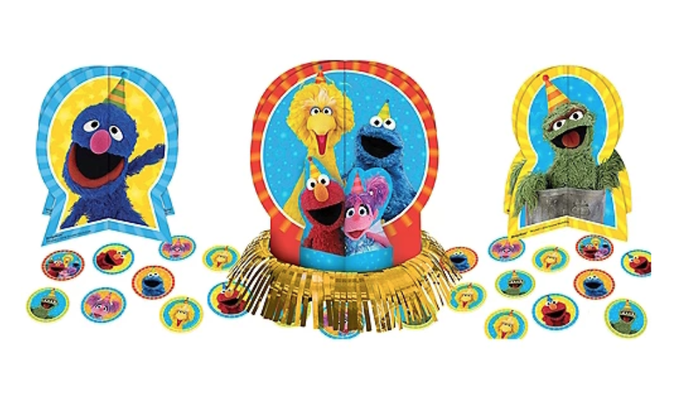 Sesame Street Table Decorating Kit~Kids Birthday Decorations Party ...